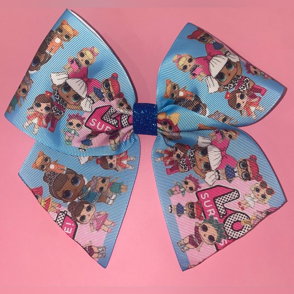 Hand Crafted | Accessories | Lol Doll Hair Bow Hair Clip Girls Hair Bow ...